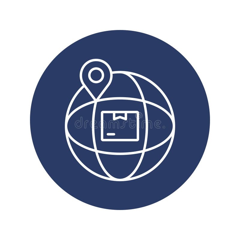 International Product Delivery Icon Stock Vector - Illustration of icon ...