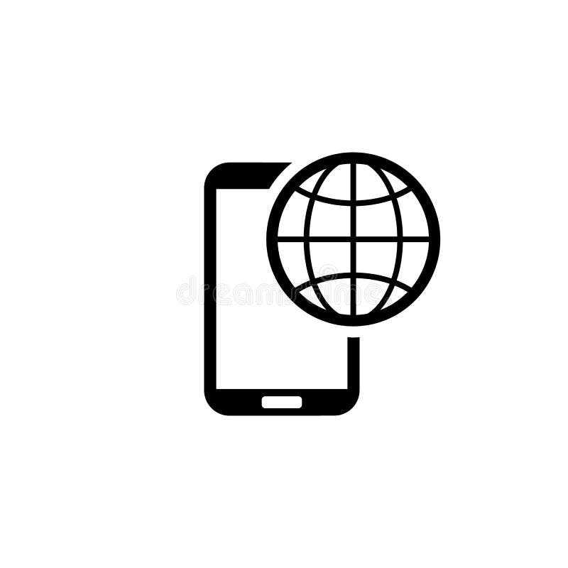 International Roaming Icon. Flat Design Stock Illustration ...