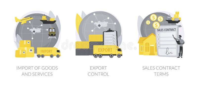 International Sales Abstract Concept Vector Illustrations. Stock Vector ...