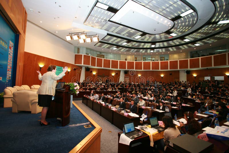 Audiences of International Seminar Editorial Stock Image - Image of ...