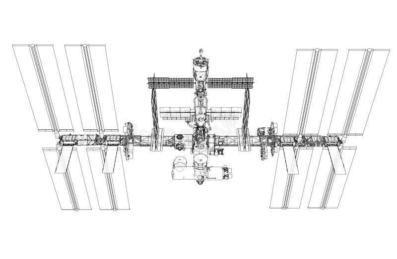 International Space Station Interior Map