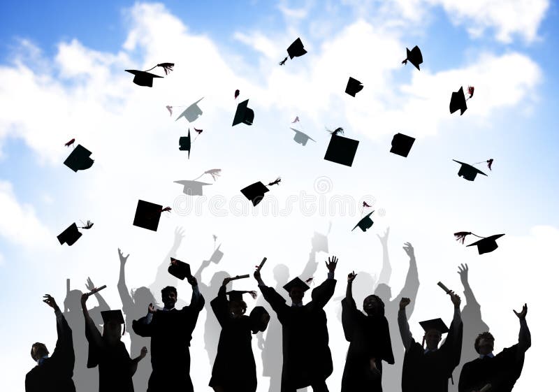 International Students Celebrating Graduation Stock Photo - Image of ...