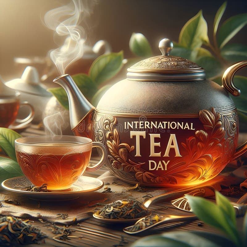 Raise a Cup To International Tea Day: the Global Tea Celebration Stock ...