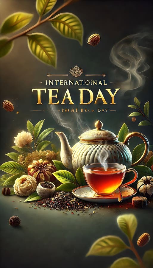 Discover the Joy of Tea on International Tea Day Stock Illustration ...