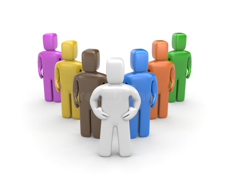 Strong Team stock illustration. Illustration of company - 13509719