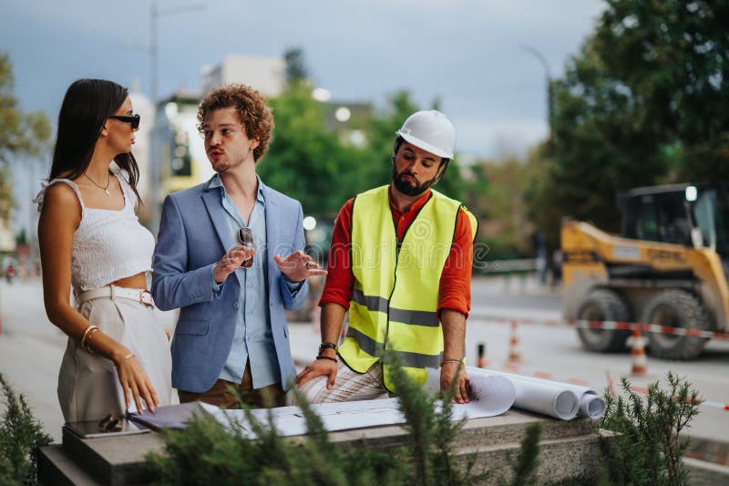 International Team of Architects Discussing and Collaborating on ...