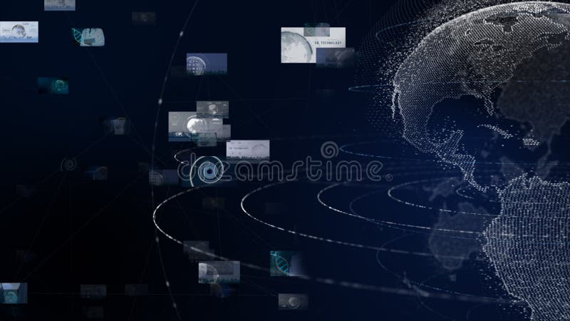 International Technology Business Concept. 3d Illustration. Stock ...