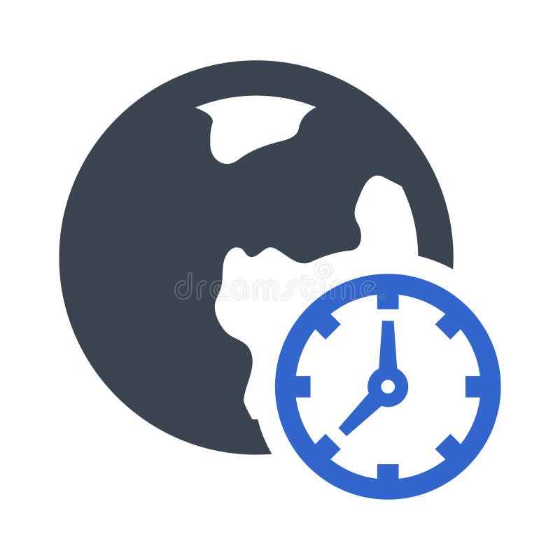 International time icon stock vector. Illustration of world - 269380505