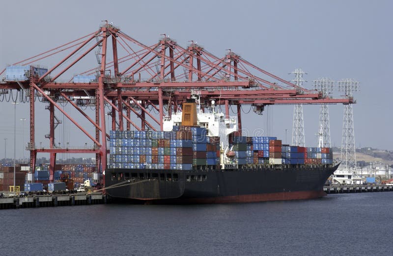 International Trade - Container Ship Stock Image - Image of trade ...