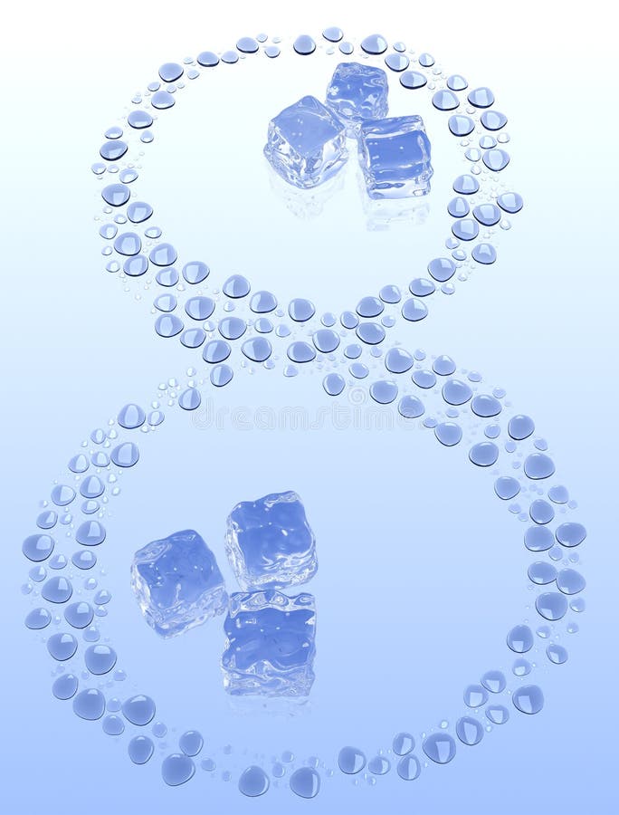 Number Eight Made Water Drops Stock Illustrations – 19 Number Eight ...
