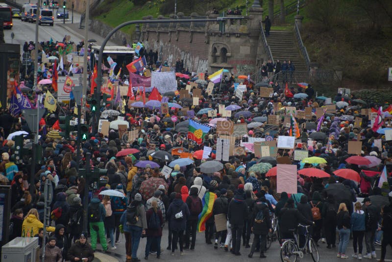 International Womens Day 2020 Hamburg, Germany. Editorial Photo - Image ...