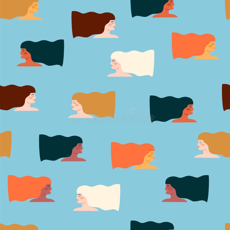 International Womens Day. Vector Illustration with Women Different ...