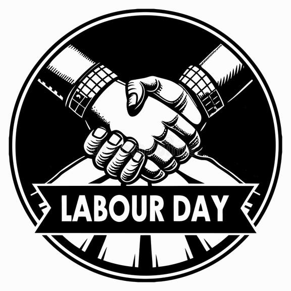 International Workers Day or Labor Day Logo. Stock Illustration ...