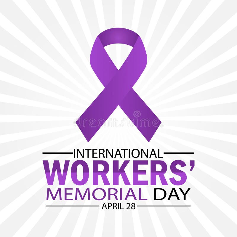 International Workers Memorial Day, Background Stock Illustration ...