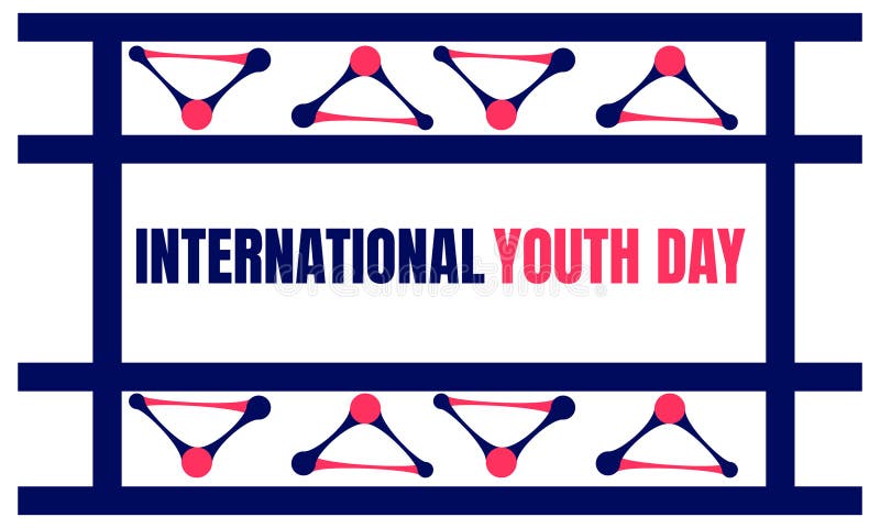 International Youth Day Celebration Design Templet Stock Vector ...
