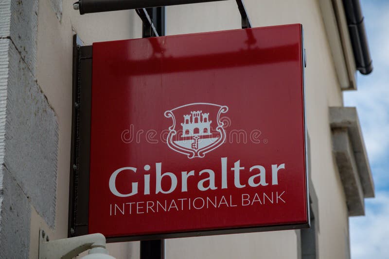 Internationale Bank Gibraltars Redaktionelles Bild - Bild von dorf ...