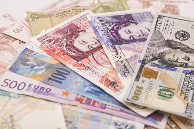 Internationales Bargeld redaktionelles bild. Bild von schweiz - 55907435