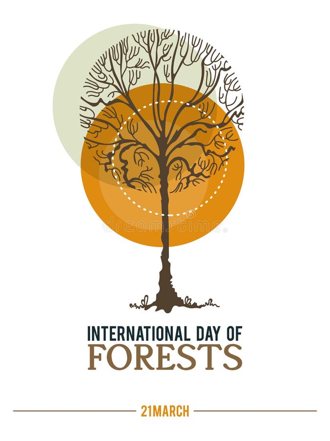 International Day of Forest Stock Vector - Illustration of forest ...