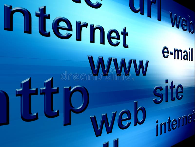 Worldwide Internet stock illustration. Illustration of international ...