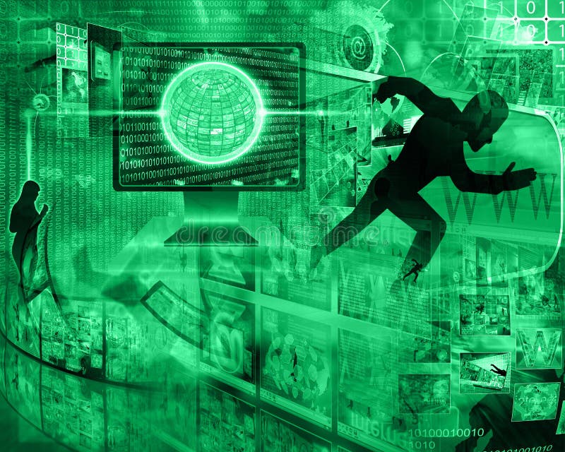 Internet Abstract stock illustration. Illustration of global - 47923567