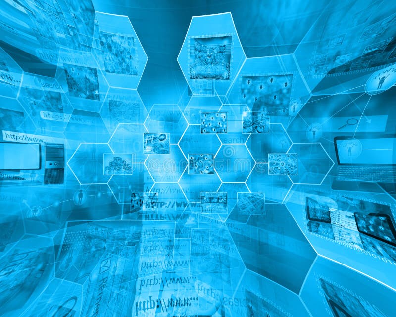 Internet Abstract stock illustration. Illustration of network - 56206360