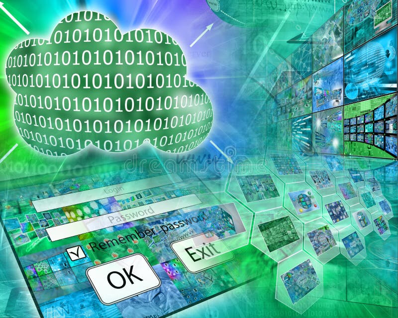 Internet Abstract stock illustration. Illustration of network - 57750988