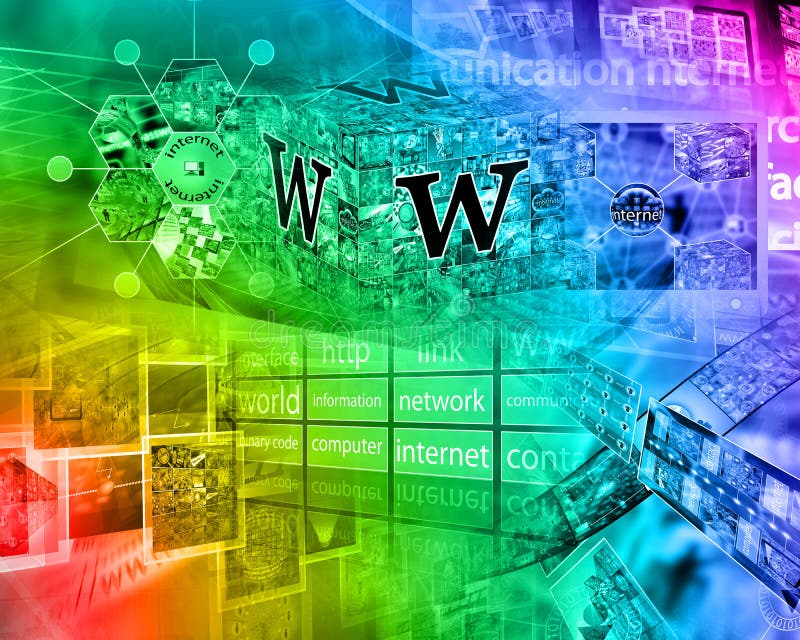 Internet Abstract stock illustration. Illustration of contact - 57751147