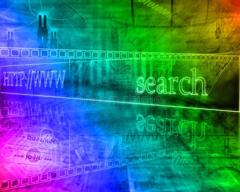 Internet Abstract stock illustration. Illustration of broadcasting ...