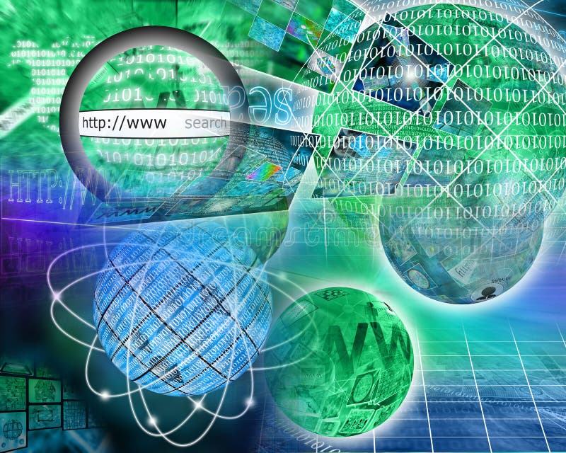 Internet abstract stock illustration. Illustration of digital - 59180975