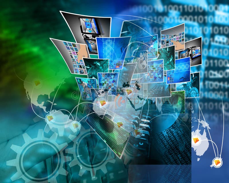 Internet abstraction stock illustration. Illustration of digital - 36264867