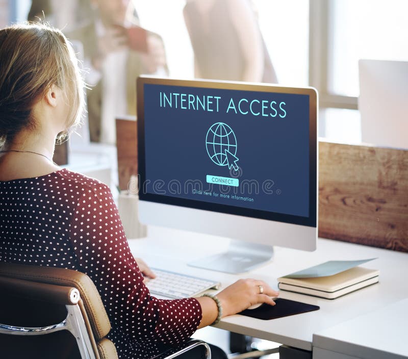 Internet Access URL Browsing Connection Concept Stock Image - Image of ...