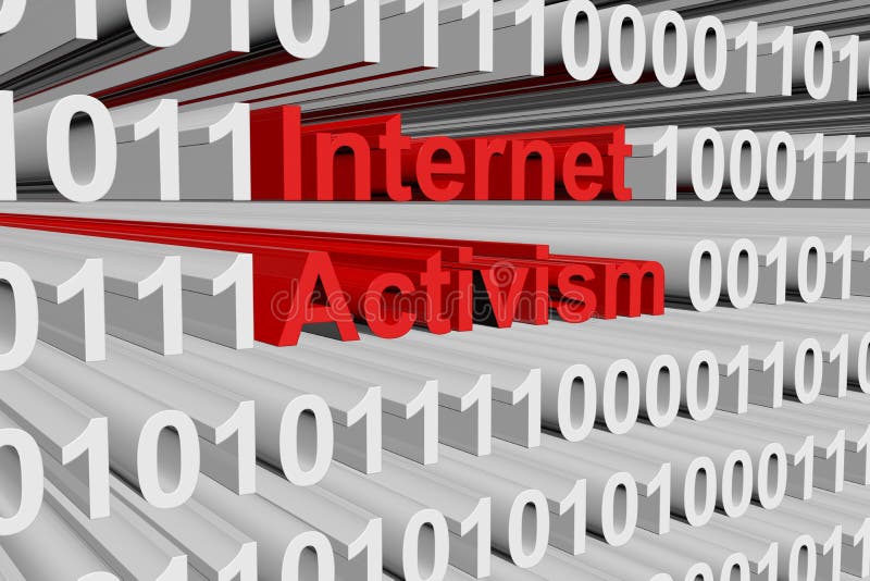 Internet activism stock illustration. Illustration of electronic - 91950598