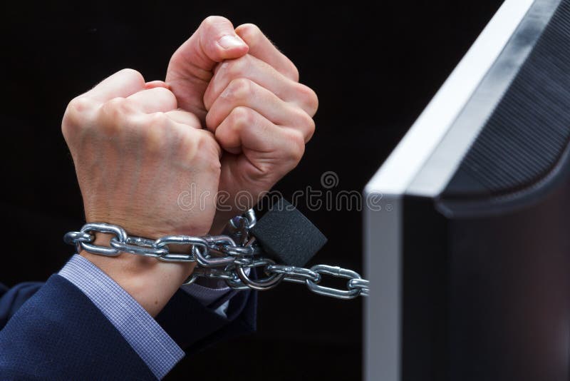 Internet Addict Technology Computer Addiction, Communication Stock ...