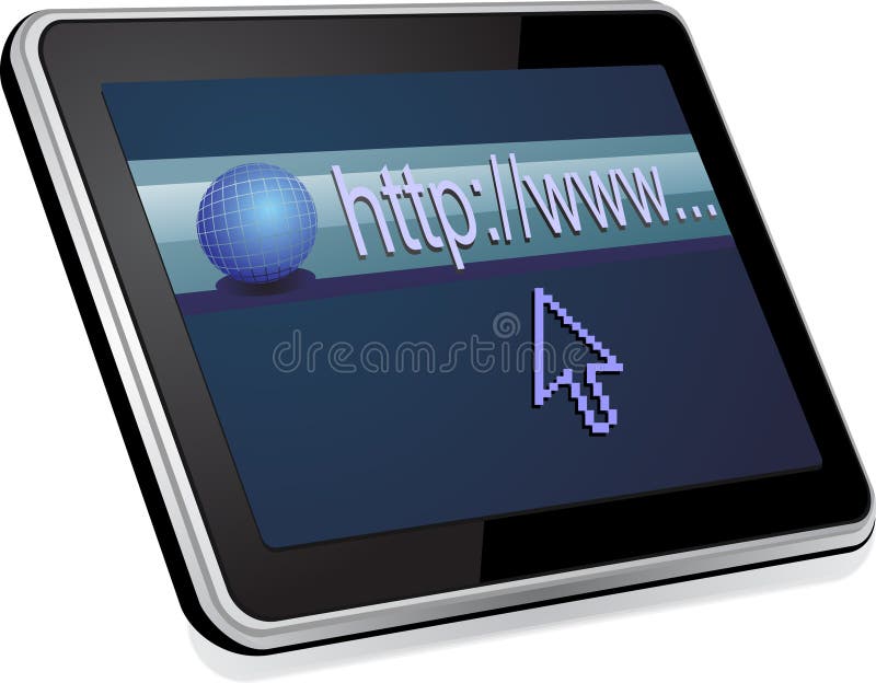 Internet address ilustración del vector. Ilustración de digital - 20370414