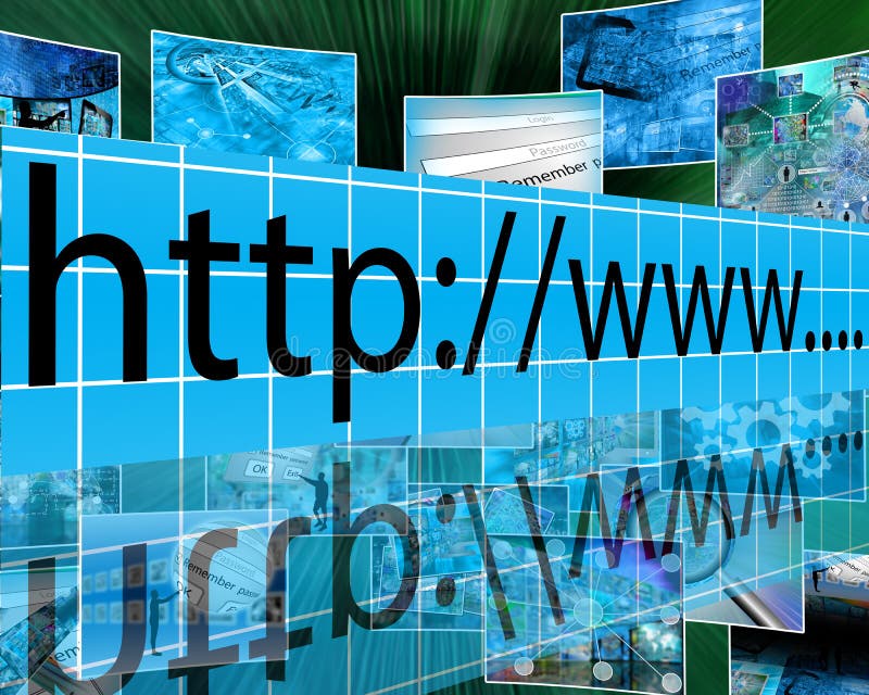 Internet address stock illustrationer. Illustration av netto - 50650264