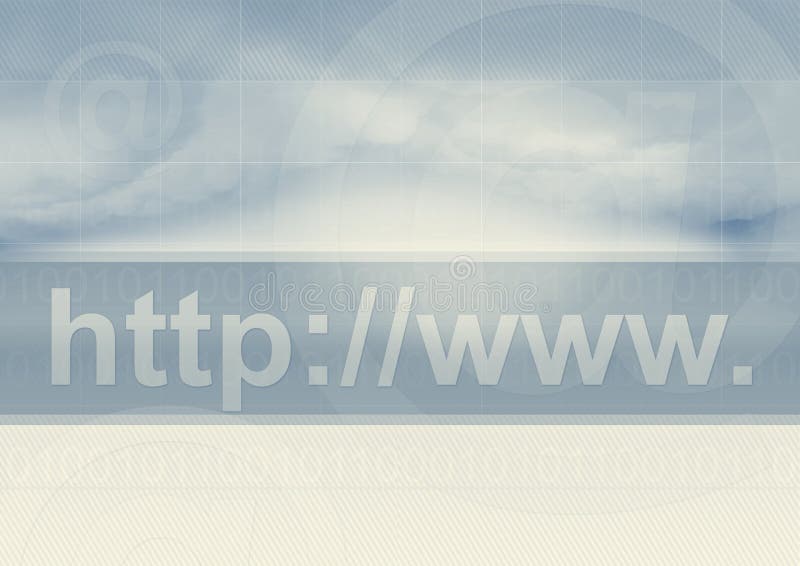Internet address symbol stock illustration. Illustration of colourful ...