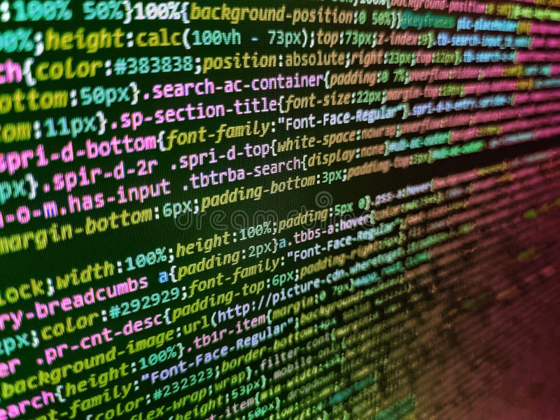 Programming Coding Source Code Screen Stock Image Image Of Arduino Design 54486881 7809