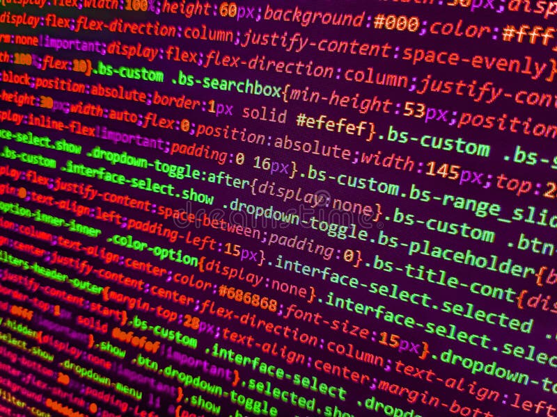 Internet App Development And Design Web Server Data On A Monitor Web Abstract Programming And