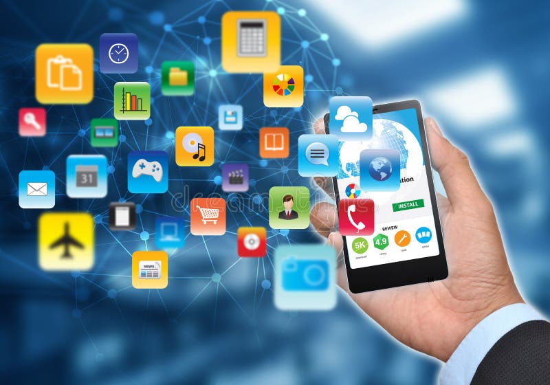 Internet Application stock image. Image of icon, install - 89908663