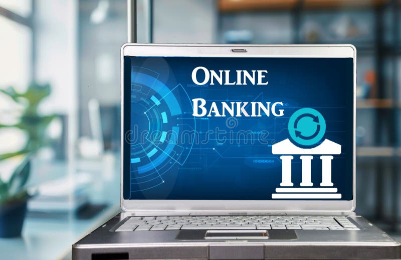 Internet banking stock illustration. Illustration of screenshot - 352712298