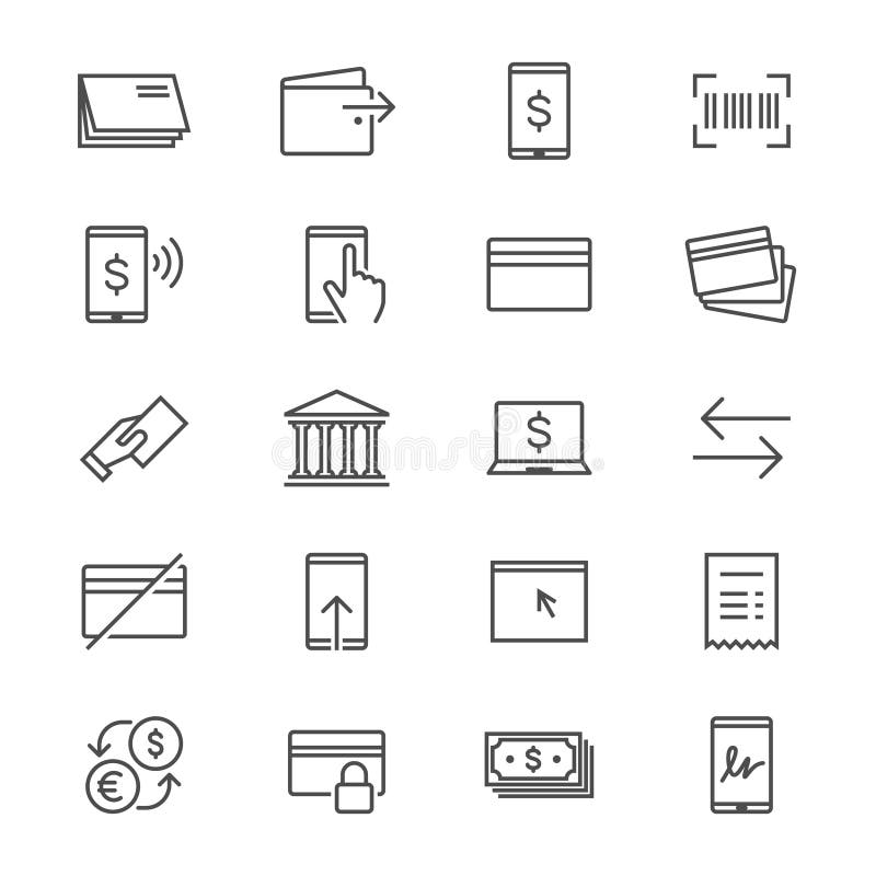 E-commerce flat icons stock vector. Illustration of easy - 41408283
