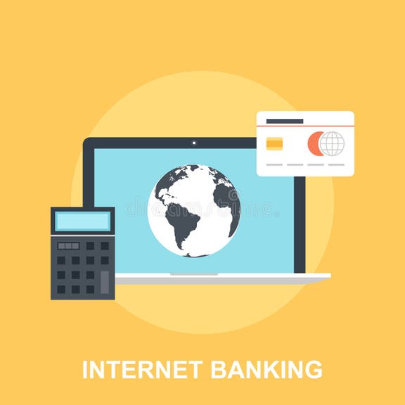 Internet Banking Vector Illustration Concept Stock Vector ...