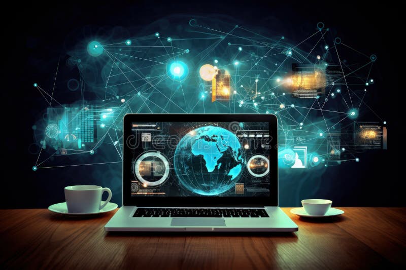 Internet Based Business Technology Concept for Webinars. E-learning ...