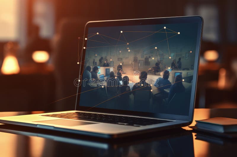 Internet Based Business Technology Concept for Webinars. E-learning ...