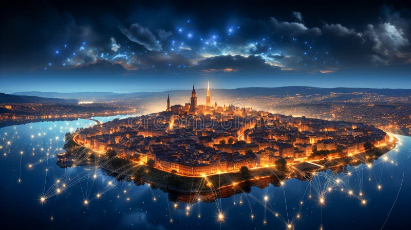 Internet-based Connectivity To the World ,AI Generated Stock ...