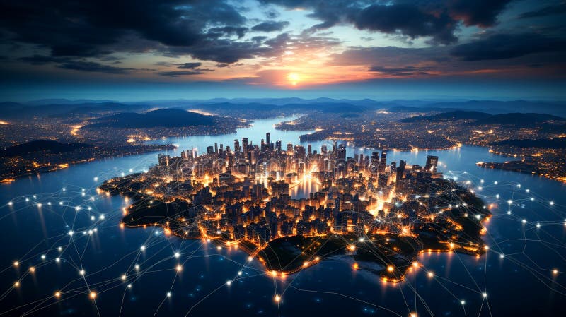 Internet-based Connectivity To the World ,AI Generated Stock ...