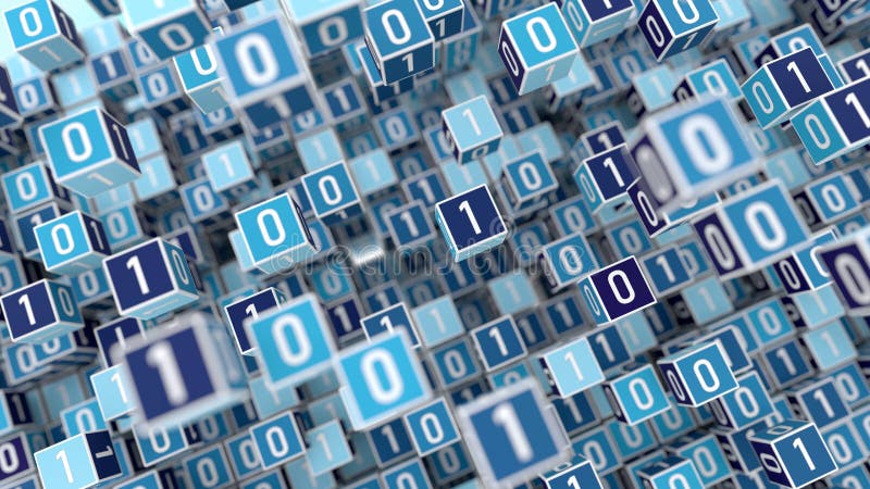 Internet Big Data Management Concept Stock Illustration - Illustration ...