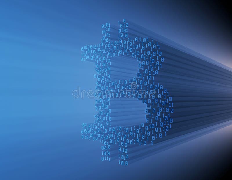 Binary Code Matrix and Dollar Currency Symbol, Data Technology and Data ...