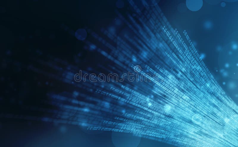 Internet Binary Data Code Computing or Transmission Process,Internet ...