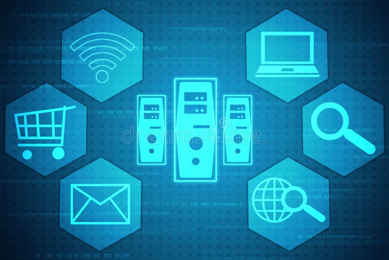 Internet Binary Data Code Computing or Transmission Process,Internet Data Transmission Stock ...